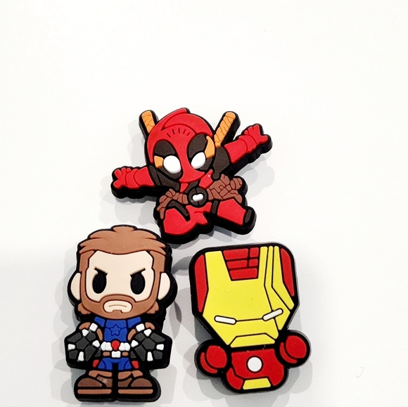 CROCS | Jewelry | Crocs Deadpool Charms Set Of 3 V | Poshmark